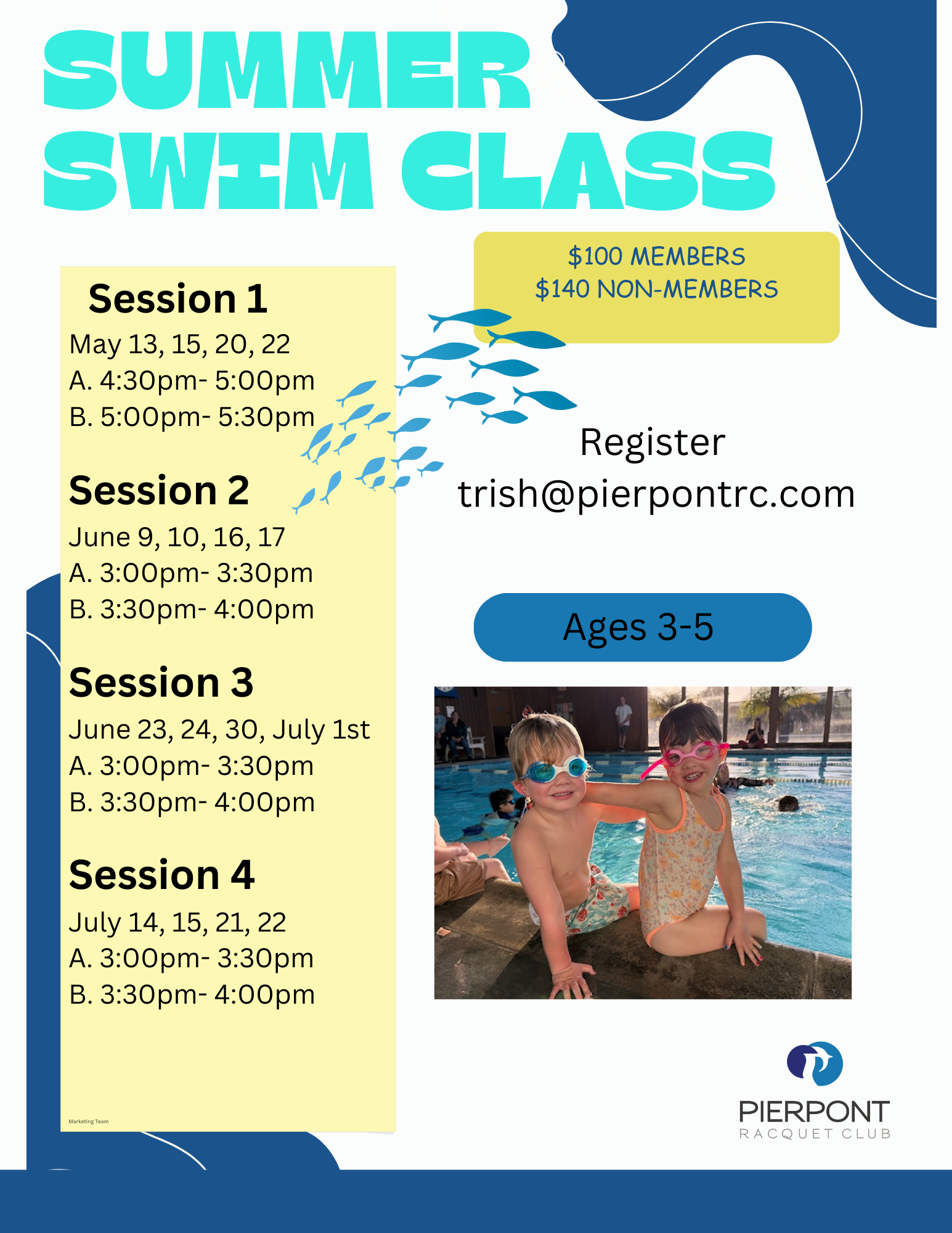 Aquatics - Pierpont Racquet Club